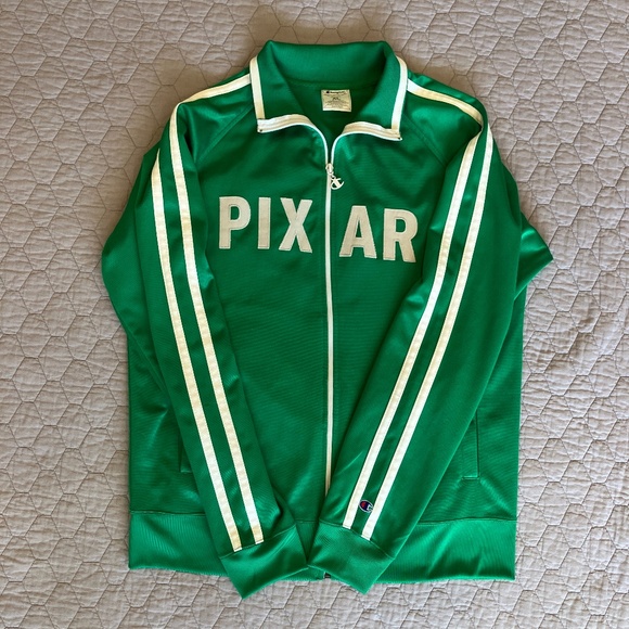 Disney | Jackets & Coats | Vintage 9s Pixar Disney Staff Track Jacket ...
